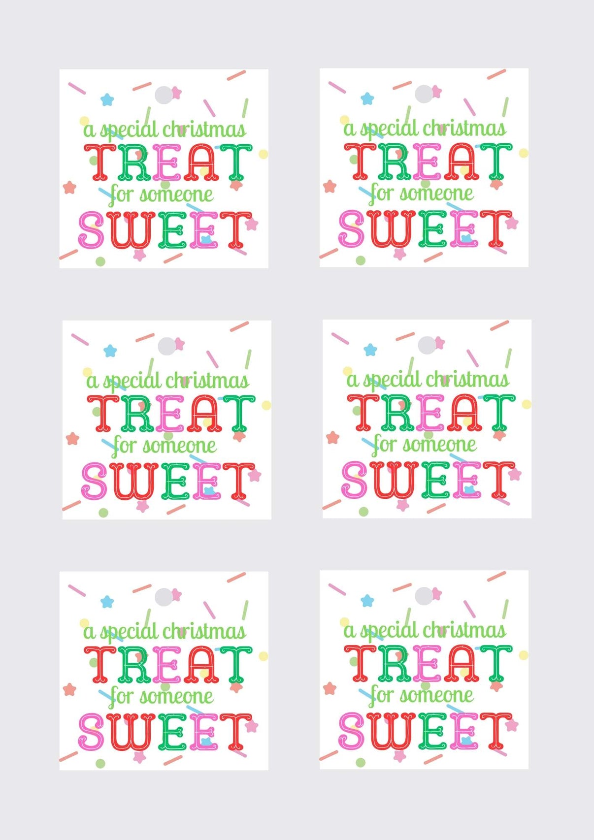 gift tags (holiday sweet treat) – Hen House Linens