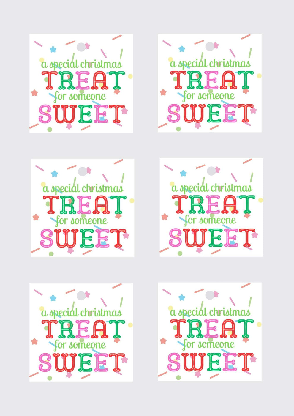 gift tags (holiday sweet treat) – Hen House Linens